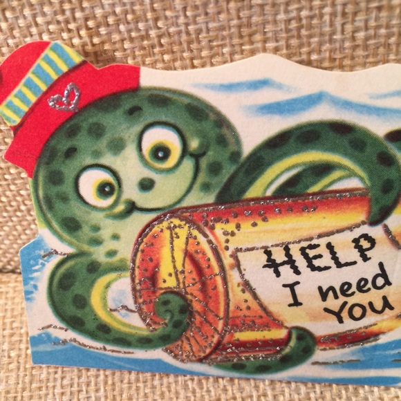Vintage | Party Supplies | Help I Need You Vintage Valentine Or Any ...